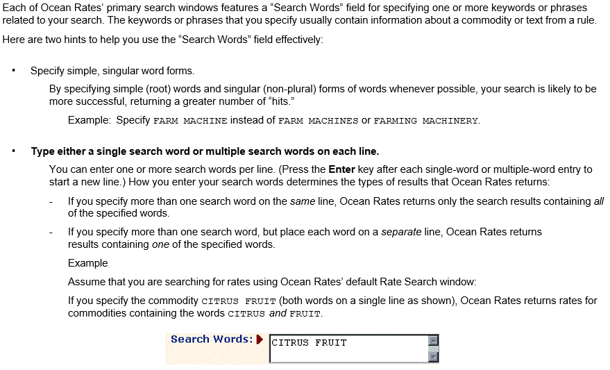 Specify Search Words Effectively